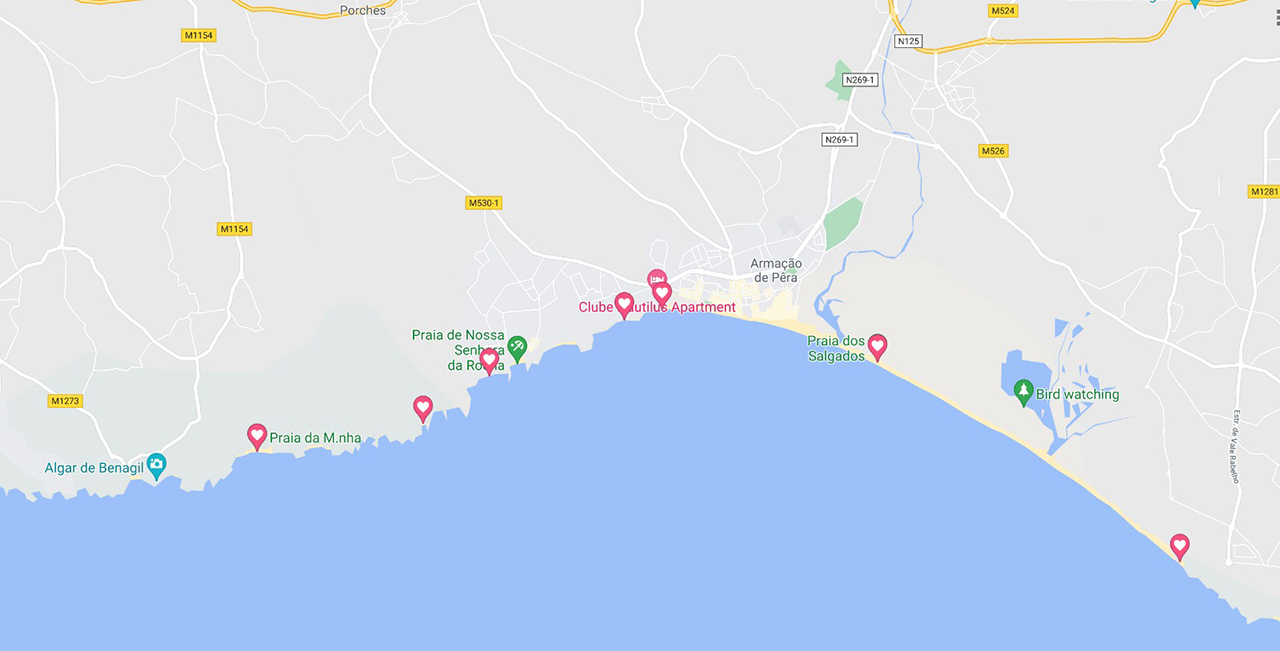 Playas de Armação de Pêra y experiencia general en esta zona – barbierika
